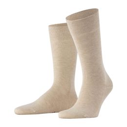 Falke Damen Socken "Family", Gr. 39, beige, Obermaterial: 92% Baumwolle CO. 7% Polyamid PA. 1% Elasthan EL., glatt, Socken