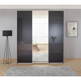 Kleiderschrank OTTO HOME, B:203cm H:229cm T:62cm, schwarz, Holzwerkstoff, Kinderzimmer, Schr&auml;nke, "Mehrzweckschrank Aktenschrank M&ouml;bel Mietswohnung