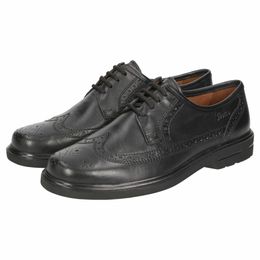 Sioux Herren Schn&uuml;rschuh "Pacco-XXL", Gr. 49,5, schwarz, Obermaterial: 100% Lammnappaleder LANA. 100% Polyurethan PU., Schuhe