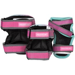 Powerslide Protektoren-Set "Kids Pro Girls Set", S, pink, Protektoren