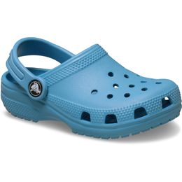 Crocs Jungen Clog "Classic Clog K", Gr. 22, blau, Croslite , unifarben, Schuhe, Hausschuh, Schlappen, Strandschuh, Sandale mit Fersenriemen