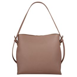 Bugatti Damen Umh&auml;ngetasche "LUNA", beige, Polyurethan (PU), clean, Taschen