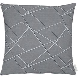 Dekokissen Apelt, B:46cm H:5cm L:46cm, grau, Leinen, Polyester, Kinderzimmer, Dekokissen_Sitzkissen_Kissenh&uuml;llen, "Vio", Kissenh&uuml;lle ohne F&uuml;llung, 1