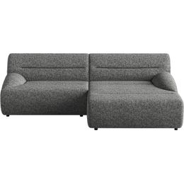 Sit & More Ecksofa SIT & MORE, B:260cm H:80cm T:162cm, grau, 100% Polyester, Wohnzimmer, Sofas, "Scrabble", Modernes Design in verschiedenen Stoffarten