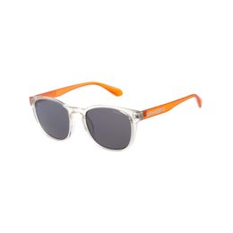 Superdry Herren Sonnenbrille "Modell 996097", orange, transparent, Sonnenbrillen, Form Karree/Soft, Logoschriftzug auf B&uuml;gel, Injectionfassung