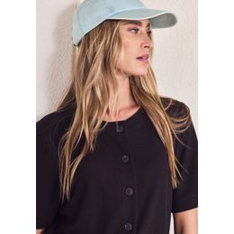 Street One Damen Baseball Cap, blau, unifarben, Denim/Jeans, Microfaser, Caps, Basic