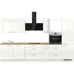 K&uuml;chenzeile Nobilia, B:360,3cm H:216,6cm T:60cm, wei&szlig;, Komplettk&uuml;chen-Sets, ""Flash II", NEU: individuell anpassbar mit gratis Profi-Beratung",