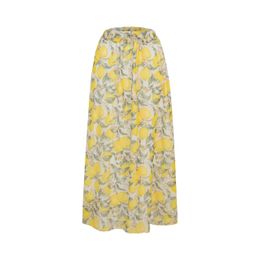 CLOUD 5IVE Damen Maxirock "CLOUD 5IVE Maxi Skirt", gelb, Gr. XS, 95% Polyester, 5% Elasthan, R&ouml;cke