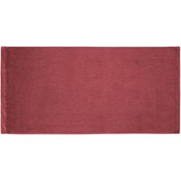Strandtuch HECKETT & LANE, B:90cm L:180cm, rot, Frottee, Baumwolle, Handt&uuml;cher, "Heckettlane Strandtuch Premium", Strandtuch aus hochwertige