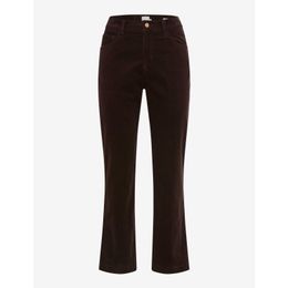 Brax Damen Cordhose Style MAY S BRUNETTE, dunkelbraun, Gr. 34L