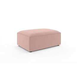 Polsterhocker OTTO HOME, B:70cm H:42cm T:100cm, rot, 100% Polyester, Hocker, "HAILY Sitzhocker passend zur Serie, Ma&szlig;e B/T/H: 70/100/42 cm", als