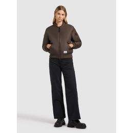 Khujo Damen Bomberjacke "KASIA", braun, Gr. XS, unifarben, Twill, 100% Nylon, Jacken