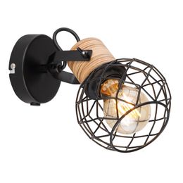 Globo LIGHTING Deckenstrahler "LACKY", H: 17,5cm, 1 Stk., schwarz, Wohnzimmer, Leuchten, Spot Deckenspot Flur Schlafzimmer Wohnzimmer