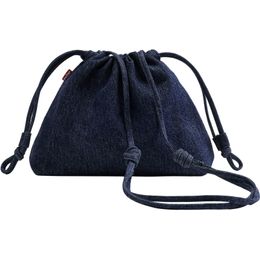 Levi's LEVI'S Damen Beuteltasche "Tasche ISABELLE CR", blau, Denim/Jeans, Baumwolle, Taschen