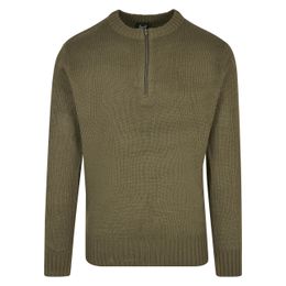 Brandit Herren Bolero "Brandit Herren Armee Pullover", gr&uuml;n, Gr. XXXL, unifarben, 100% Polyacryl, Strickjacken