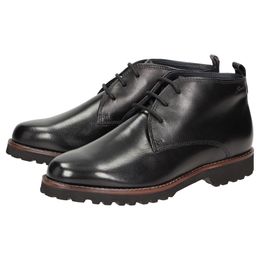 Sioux Damen Schn&uuml;rstiefelette "Meredith-702-XL", Gr. 38, schwarz, Obermaterial: 100% Lammnappaleder LANA. 100% Gummi rubber., Schuhe