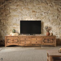 TV-Board Akazie 240x40x50 natur versiegelt NATURE OF SPIRIT #243