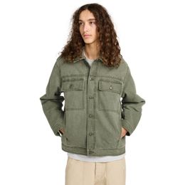 Element Herren Outdoorjacke "Trucker Canvas", gr&uuml;n, Gr. XS, Obermaterial: 70% Baumwolle, 30% Baumwolle., Jacken