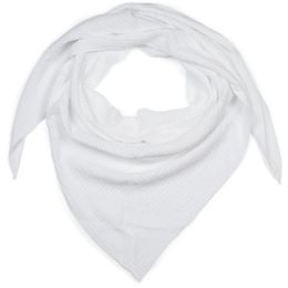 styleBREAKER Damen Dreieckstuch "Musselin Dreiecktuch Einfarbig", wei&szlig;, Modisch, Obermaterial: 100% Baumwolle CO., Modet&uuml;cher