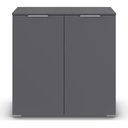 Sideboard OTTO HOME, B:80cm H:81cm T:42cm, grau, Holzwerkstoff, Wohnzimmer, Sideboards, "Highboard Sideboard Schubladenkommode Kommode Schlafzimmer