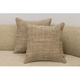 Dekokissen OTTO HOME, B:40cm H:40cm, beige, Polyester, Kinderzimmer, Dekokissen_Sitzkissen_Kissenh&uuml;llen, "Saltrum", Dekokissen mit F&uuml;llung,