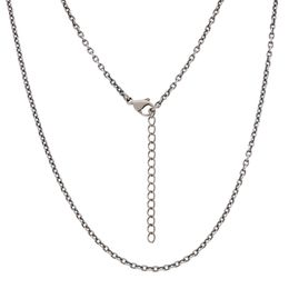 TITANIA Damen Kette ohne Anh&auml;nger "Titan-Anh&auml;ngerkette", Titantitanfarben, Titan, Halsketten