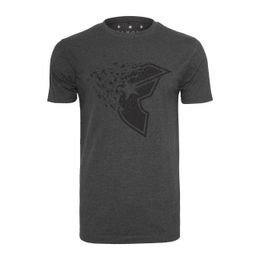 Merchcode Herren T-Shirt "Merchcode T-Shirt Blasted Tee", grau, Gr. S, unifarben, 60% Baumwolle, 40% Polyester, Shirts