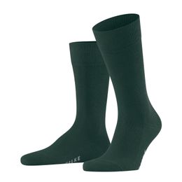 Falke Damen Socken "Family", Gr. 39, gr&uuml;n, Obermaterial: 92% Baumwolle CO. 7% Polyamid PA. 1% Elasthan EL., glatt, Socken
