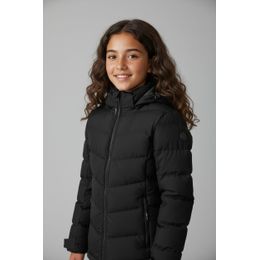 Killtec Kinder Steppjacke "KOW 220 GRLS QLTD JCKT", schwarz, Gr. 116, Obermaterial: 100% Polyester. Futter: 100% Polyester. Wattierung: 100%