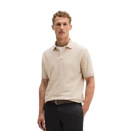 Marc O'Polo MARC O'POLO Herren Poloshirt "aus Bio-Baumwolle und Leinen", beige, Gr. XXL, unifarben, Obermaterial: 70% Baumwolle, 30% Leinen, Shirts
