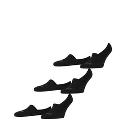 Falke Herren F&uuml;&szlig;linge "Step High Cut 3-Pack", Gr. 39, schwarz, Obermaterial: 70% Baumwolle CO. 26% Polyamid PA. 4% Elasthan EL., glatt, Socken