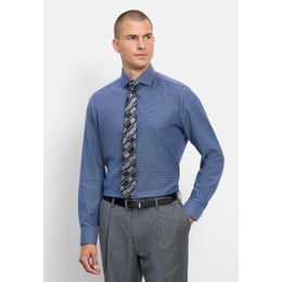 OLYMP Herren Businesshemd "OLYMP Level Five, Body Fit, Royal Kent"marine, Gr. 40, 97% Baumwolle, 3% Elastolefin, Hemden