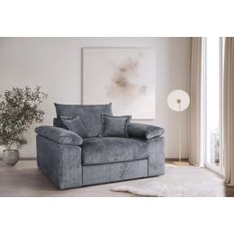 XXL-Sessel OTTO HOME, B:151cm H:93cm T:123cm, grau, 100% Polyester, Sessel, "Soft&Cosy, B: 151 cm - OTTO. Verl&auml;ssliche Qualit&auml;t.", Mega-Sessel, Cord