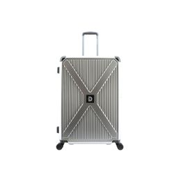 DISCOVERY Koffer "Crossroad", silber, Polyester, Koffer, aus robustem Polycarbonate Material