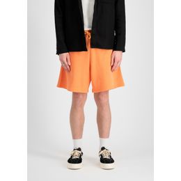 Herren Shorts "Alpha Essentials RL Shorts", orange, Gr. S, Alpha Industries, Obermaterial: 70% Baumwolle, 30% Polyester, Hosen