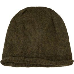 styleBREAKER Damen Strickm&uuml;tze "Oversize Strickbeanie mit Rollrand", gr&uuml;n, Modisch, Obermaterial: 4% Elasthan EL. 30% Polyacryl PAN. 66% Polyester