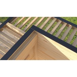 Gartenhaus Weka, braun, Massivholz, Gartenh&auml;user, "Amberley", verschiedene Farben