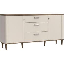 Sideboard FORTE, B:179,8cm H:91,7cm T:41,2cm, beige, Holzwerkstoff, Wohnzimmer, Sideboards, "Lacetti", B/H/T 179,8/91,7/41,2 cm Echtholzf&uuml;&szlig;e