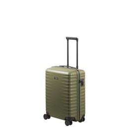 Trolley "UPGRADE Koffer Hartschale", TITAN - MADE IN GERMANY, gr&uuml;n, Polycarbonat, Koffer, mit kratzresistenter Oberfl&auml;che und cleverer Innenaufteilung