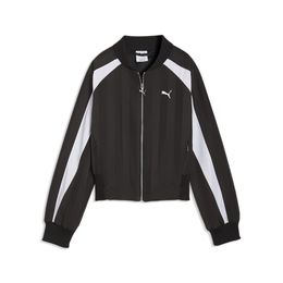 Puma Damen Funktionsweste "FUTURE.Puma.ARCHIVE Oversized Jacke Damen", schwarz-wei&szlig;, Gr. L, Obermaterial: 100% Polyester. Futter: 100% Polyester.