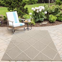 Outdoorteppich, B:160cm H:8mm L:230cm, beige, Ayyildiz Teppiche, Polypropylen, Teppiche, "PATARA 4952, auch als L&auml;ufer erh&auml;ltlich", Pflegeleicht /