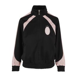 PEQUS Damen Langmantel "PEQUS PEQUS Football Logo Track Jacket", schwarz, Gr. XS, 100% Polyester, M&auml;ntel