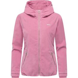 Ragwear Damen Bomberjacke "Dizzie Cordy YOUMODO", pink, Gr. XS, Obermaterial: 98% Baumwolle, 2% Elasthan. Innenfutter: 100% Polyester, Jacken,