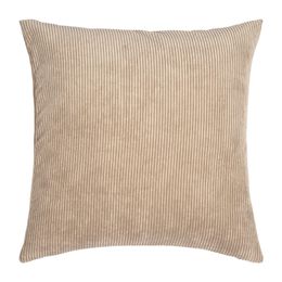 Dekokissen Pad, B:60cm L:60cm, beige, Polyacryl, Polyester, Dekokissen_Sitzkissen_Kissenh&uuml;llen, "CASUAL", Feines Cord-Design, gro&szlig;e Farbvielfalt, in