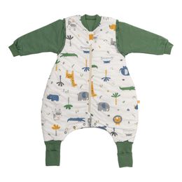 SCHLUMMERSACK Babyschlafsack "Schlafsack mit F&uuml;&szlig;en 3.5 Tog", L: 70cm, gr&uuml;n, Schlafs&auml;cke