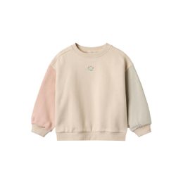 Wheat M&auml;dchen Sweater "Wheat Sweatshirt L/S Elliot"sanftes wei&szlig;, Gr. 86, 100% Baumwolle, Sweatshirts