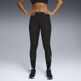 Puma Damen Trainingstights "GREEN TERRAINS High-Waist-Trainingsleggings Damen", schwarz, Gr. S, Obermaterial: 85% Polyester, 15% Elasthan. Innenbund: