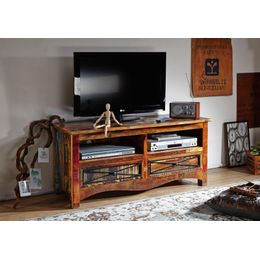 TV-Board Altholz 121x45x56 mehrfarbig lackiert NATURE OF SPIRIT #114