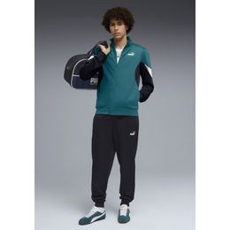 Puma Herren Trainingsanzug "ESS BLOCK POLY SUIT", gr&uuml;n, Gr. XL, Trikot, Obermaterial: 100% Polyester, Sportanz&uuml;ge, f&uuml;r entspannte Tage, f&uuml;r