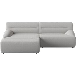 Sit & More Ecksofa SIT & MORE, B:260cm H:80cm T:162cm, grau, 95% Polyester, 9% Polyamid, Wohnzimmer, Sofas, "Scrabble", Modernes Design in verschiedenen